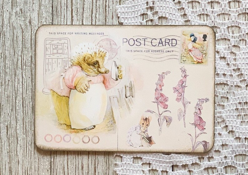 Beatrix Potter Postcards | Set of 4 Journal Cards - Etsy