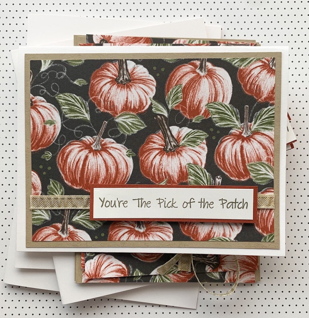 DIY Card Kit || Fall Cards || Halloween Card Kit || Pumpkin Cards ...