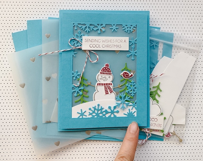 DIY Card Making Kit | Christmas Cards | Winter Cards | Stampin up Cards ...