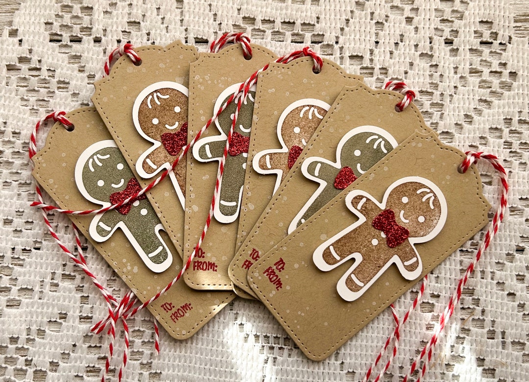 Gingerbread Man Tags Christmas Tags Winter Tags Gift Tags Holiday Tags ...