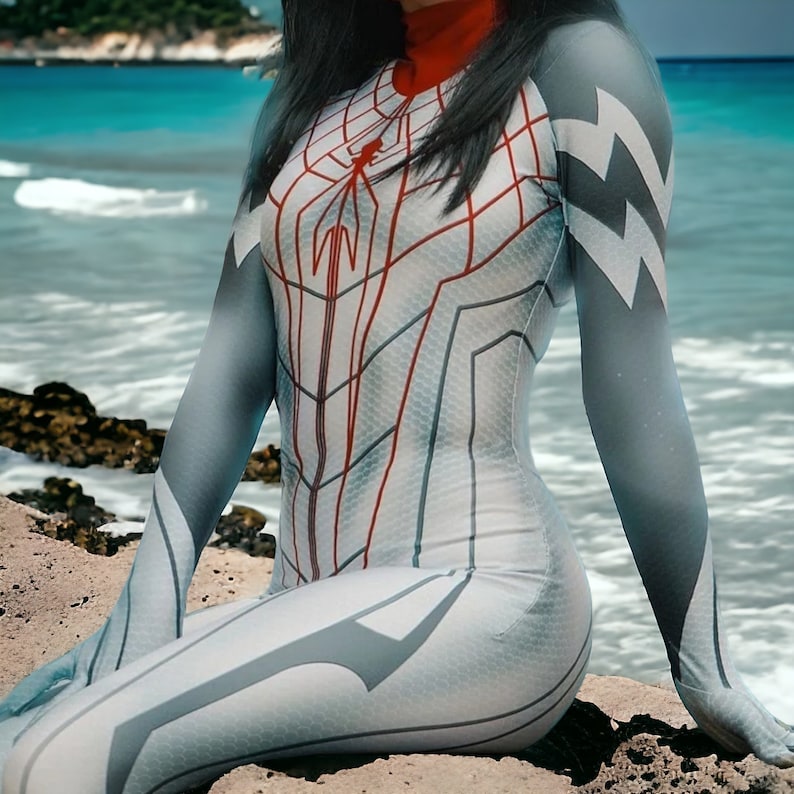 Cindy Moon Silk Spiderman Cosplay Costume, Cindy Moon Silk Costume ...