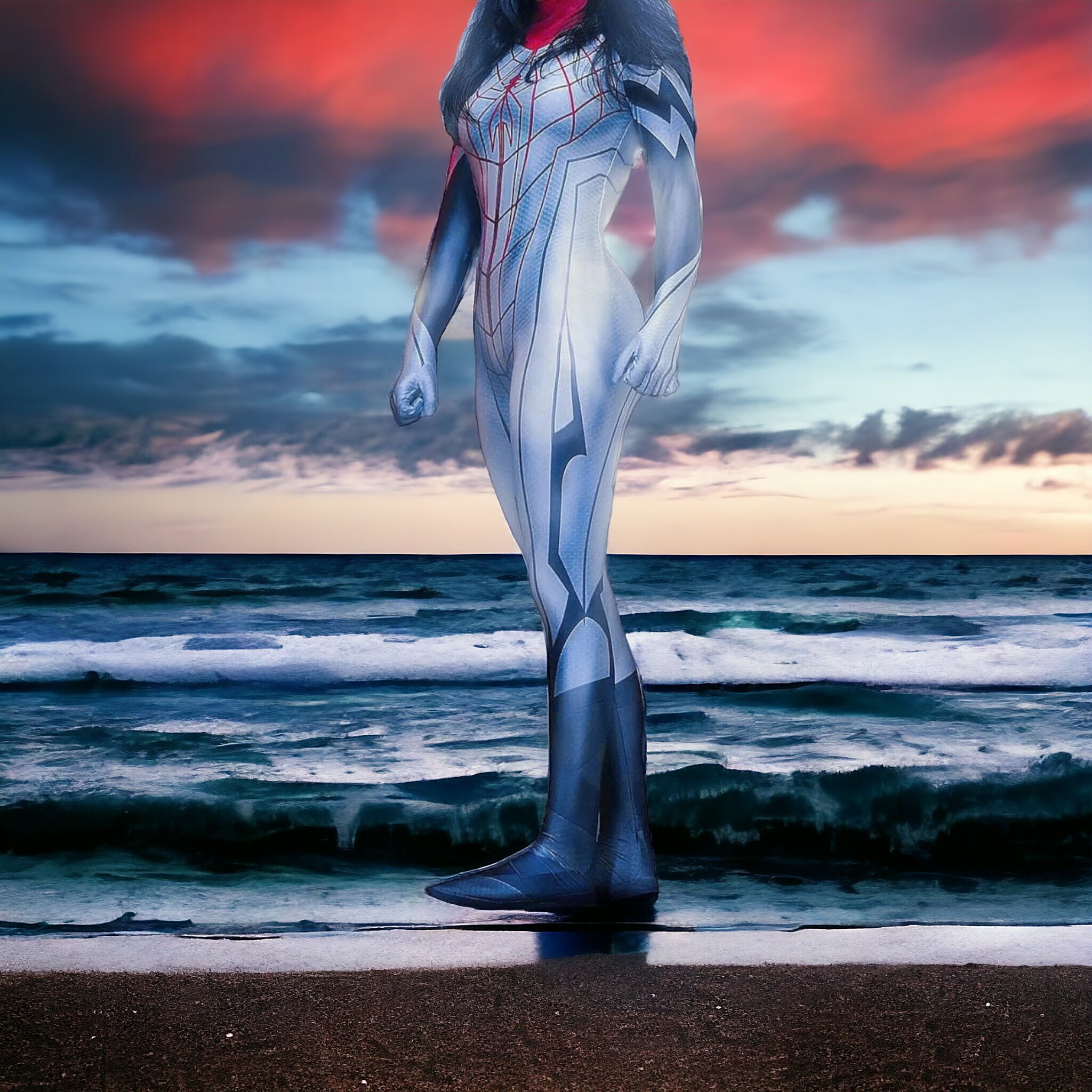 Cindy Moon Silk Spiderman Cosplay Costume, Cindy Moon Silk Costume ...