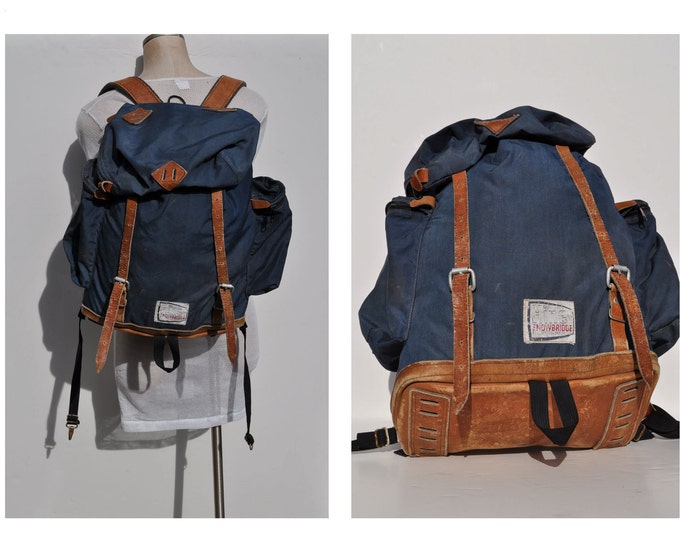 LARGE Vintage Backpack Daypack HINE SNOWBRIDGE Carry on Daypack Day ...