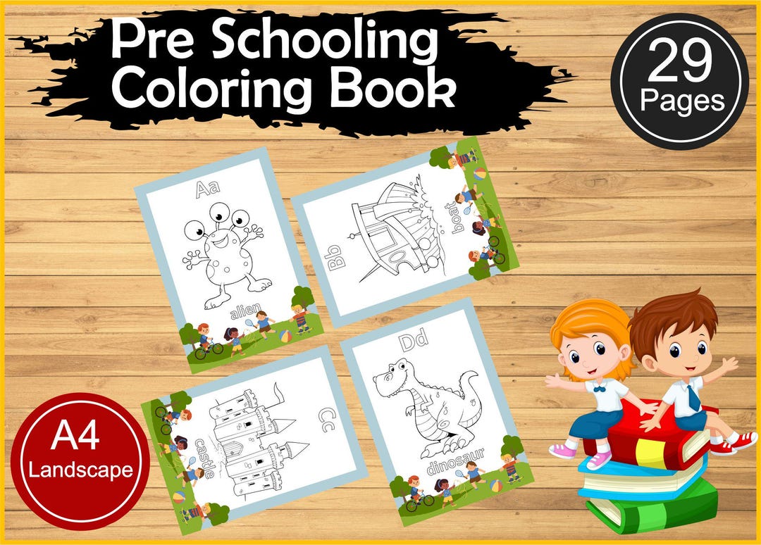 Printable Coloring Pages for Kids, Toddlers, Preschoolers, Coloring ...
