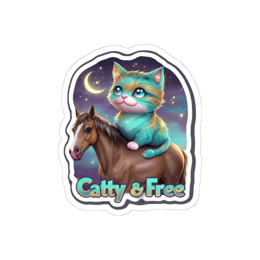 Meowdy Partner – Cat Cowboy Sticker - Etsy