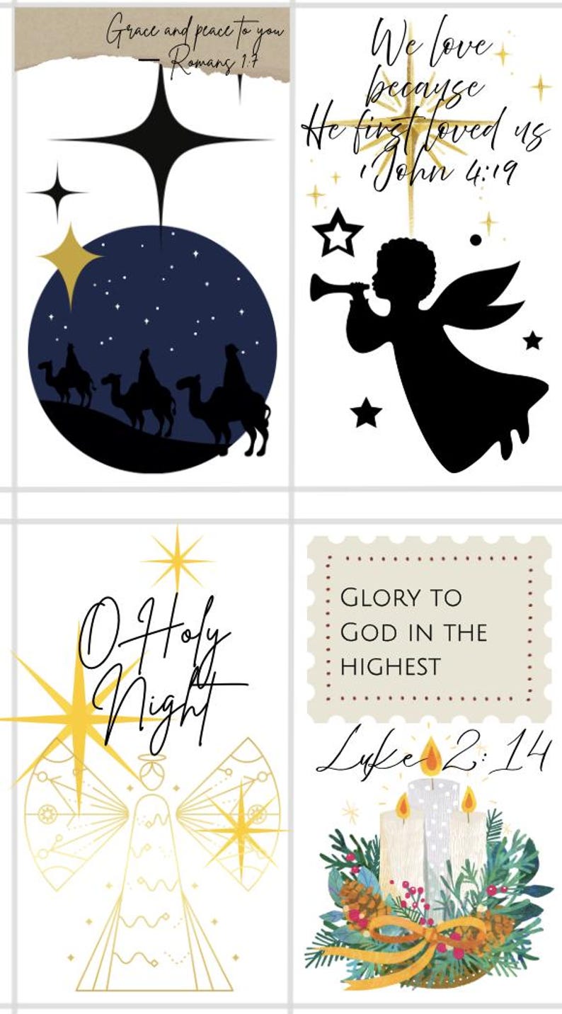 Printable Christian Christmas Gift Tags, Bible Verse Gift Tags ...