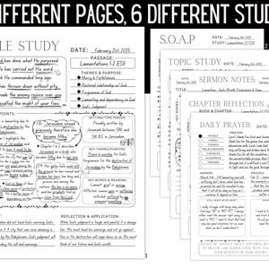 Digital Bible Study Template: SOAP Prayer Journal (canva Editable) - Etsy