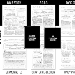 Digital Bible Study Template: SOAP Prayer Journal (canva Editable) - Etsy