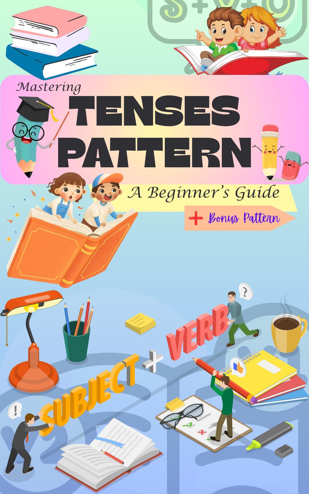 Basic English Tenses Pattern Handbook | Grammar Study Guide | Printable ...