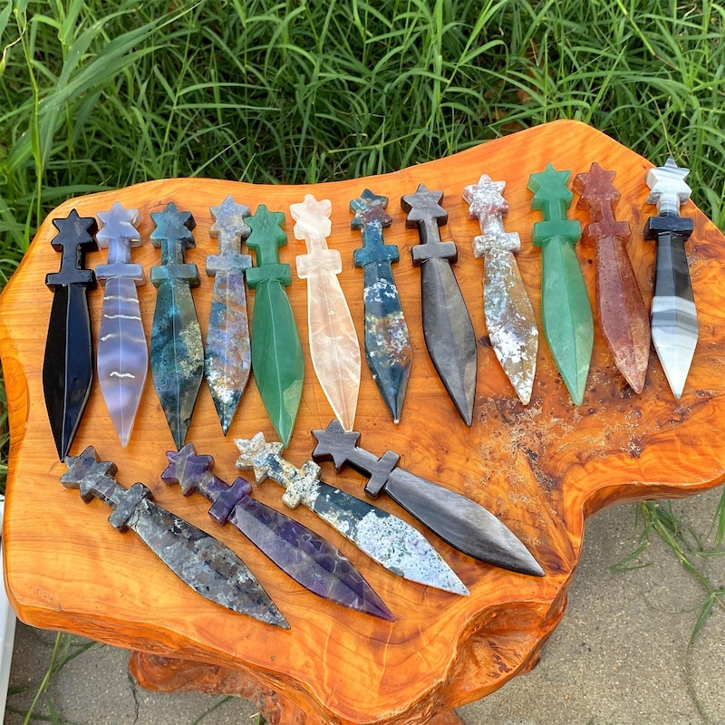 Crystal Dagger - Etsy