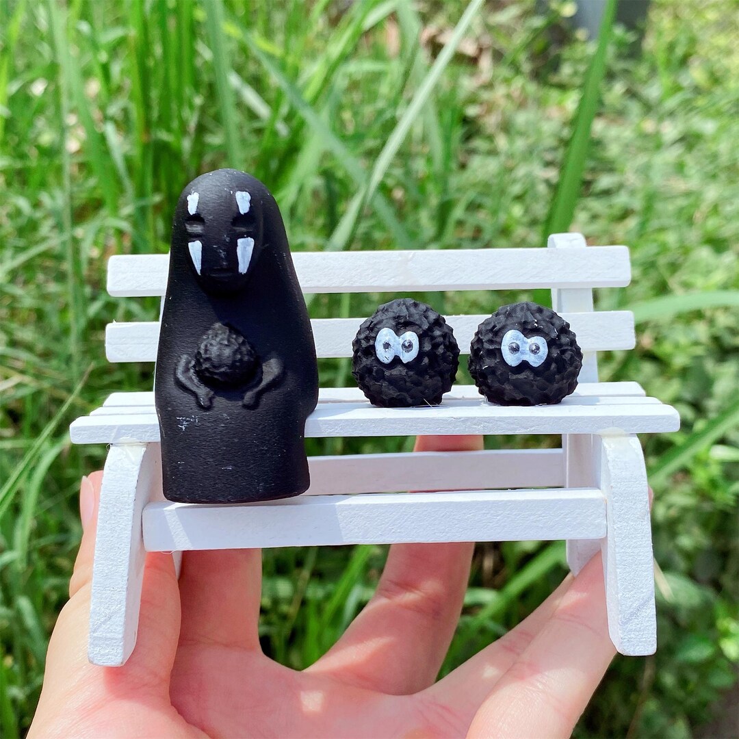 Obsidian Ghost Carving: Quartz Crystal Elf, Healing Stone, 4
