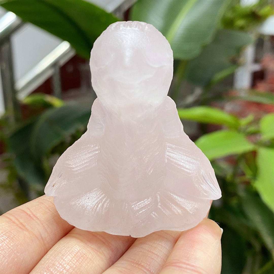 Rose Quartz Sloth Sculpture: Crystal Healing Stone, Home Decor - Etsy