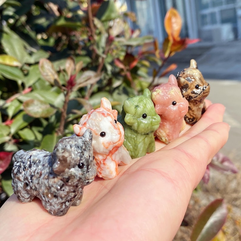 Natural Quartz Crystal Cow Sculpture: Crystal Animal Carving, Home ...