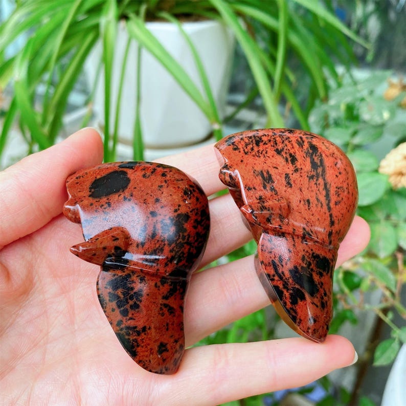Hand Carved Red Obsidian Liver Model, Crystal Specimen (2.5 Inch) - Etsy
