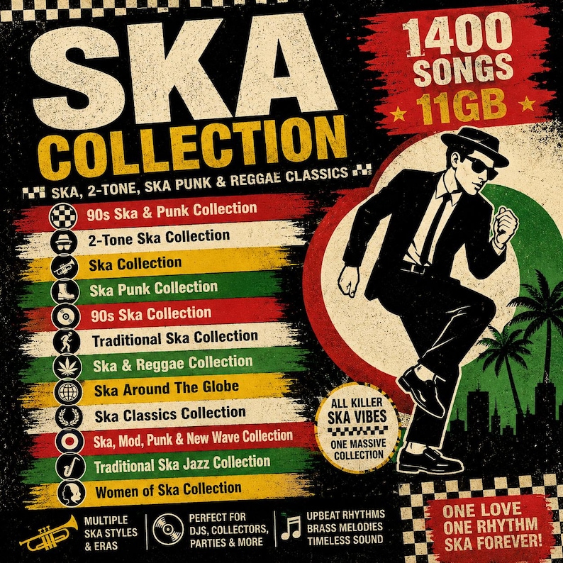 Ska Music Collection: 1400 Songs, 11GB (digital Download) - Etsy