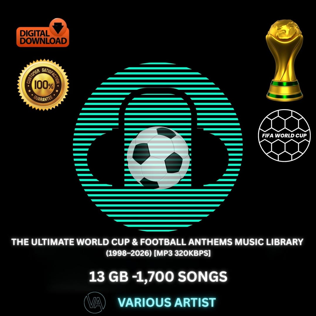 The Ultimate World Cup & Football Anthems Music Library (1998–2026 ...