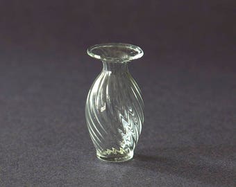 Swirl glass vase | Etsy