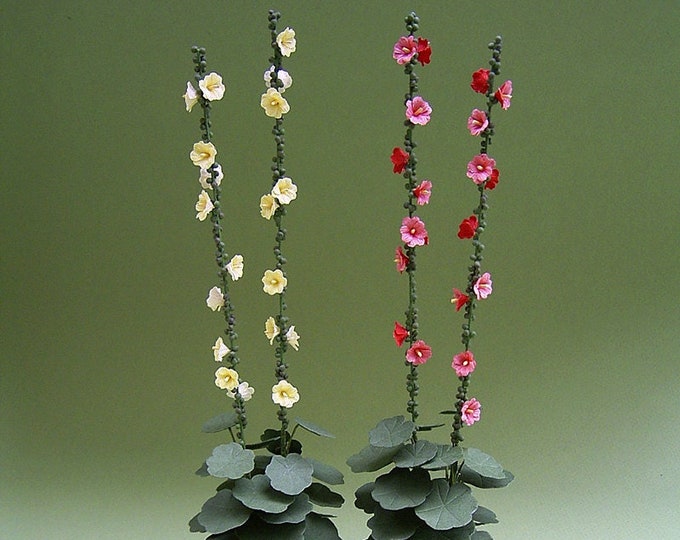 Lily Paper Flower Kit for 1/12th Scale Dollhouses, Florists and ...