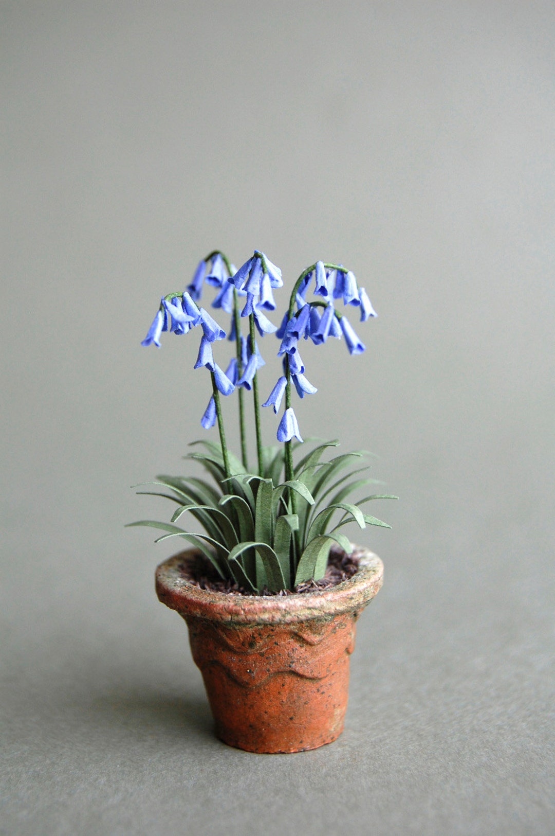 Bluebell Paper Flower Kit for 1/12th Dollhouses, Florists and Miniature ...