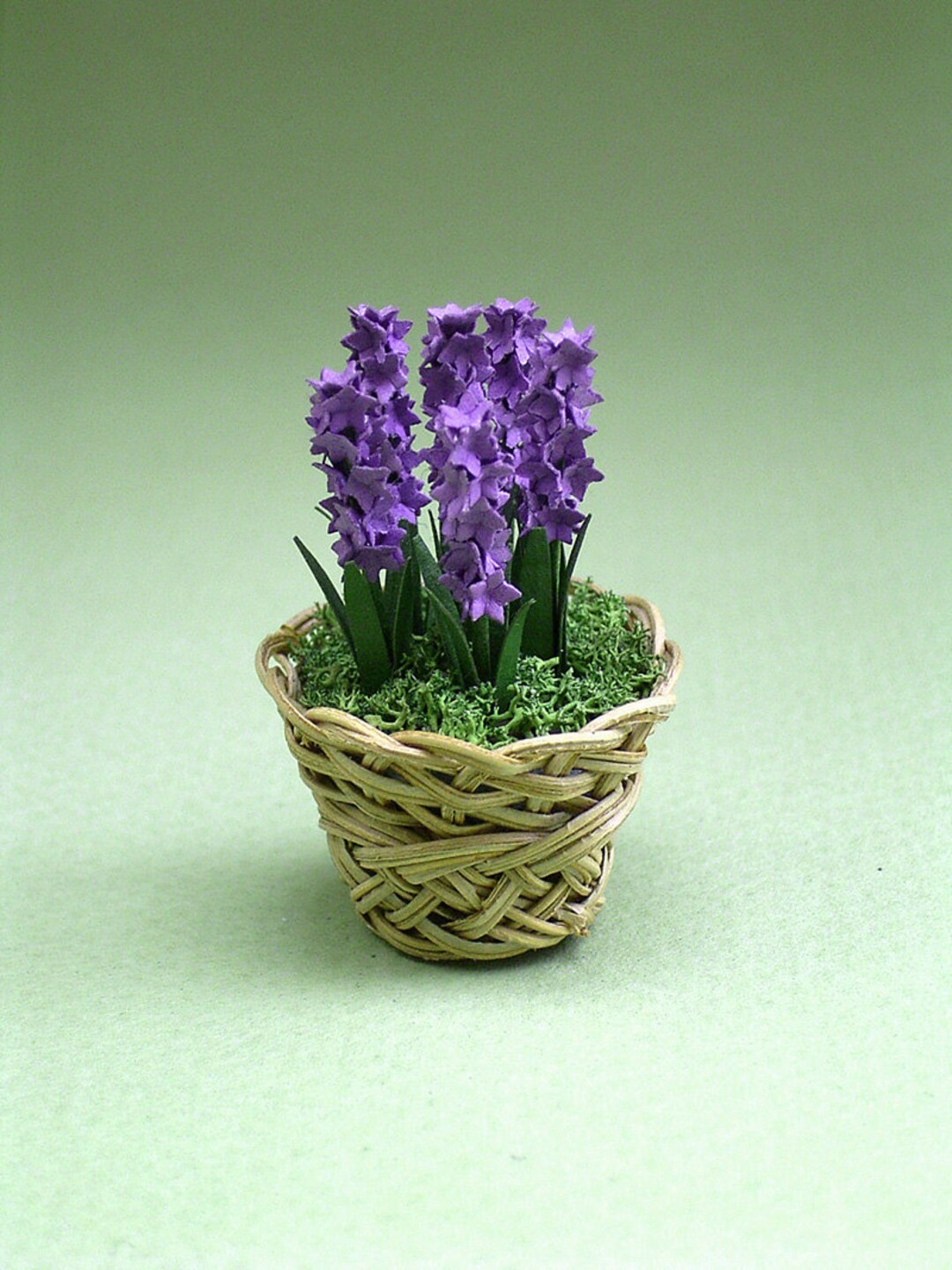 Hyacinth Paper Flower Kit for 1/12th Scale Dollhouses, Florists and ...