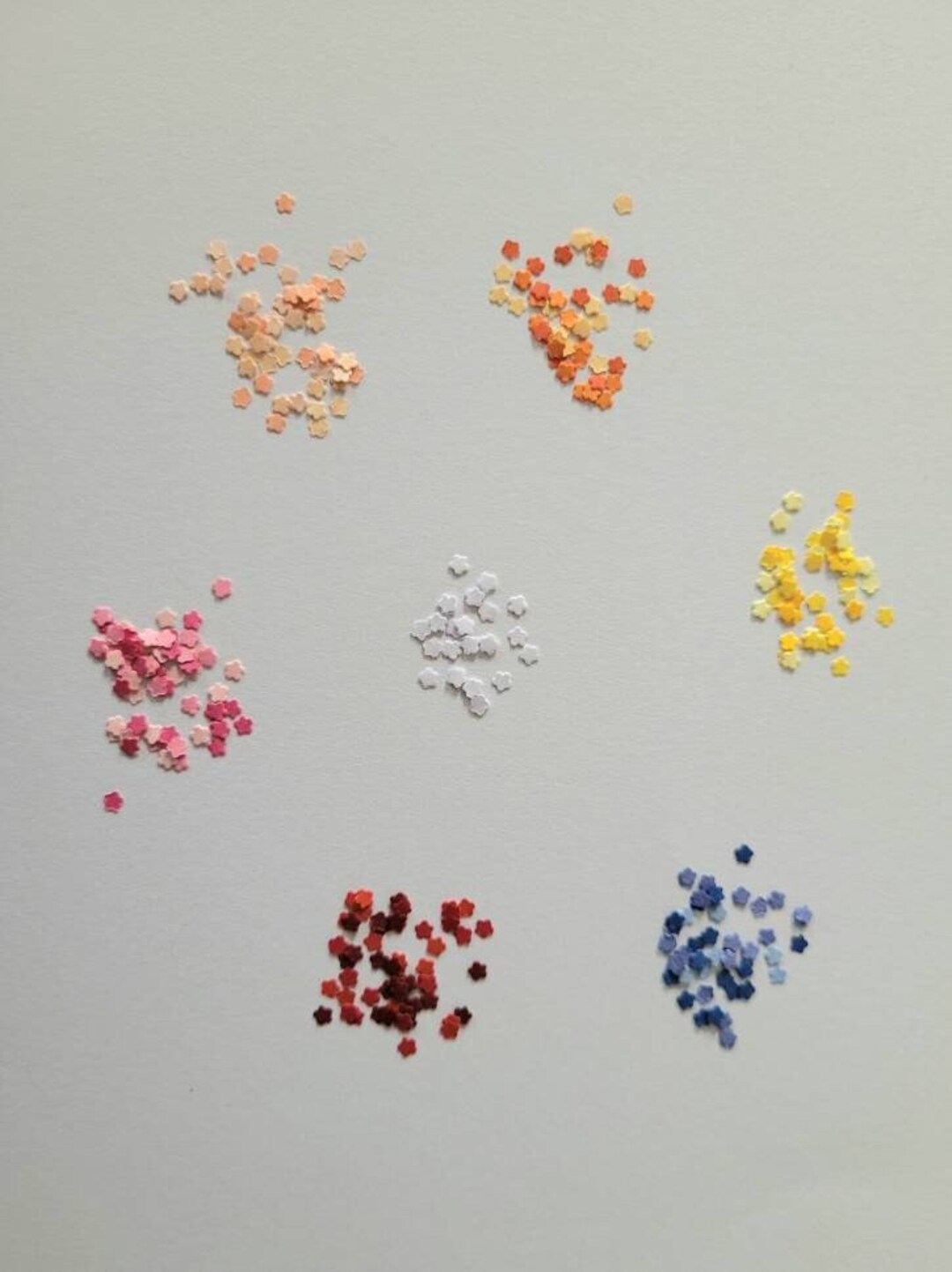 Tiny Punched Paper Flower Shapes for 48th Scale Miniatures. Choose Your ...