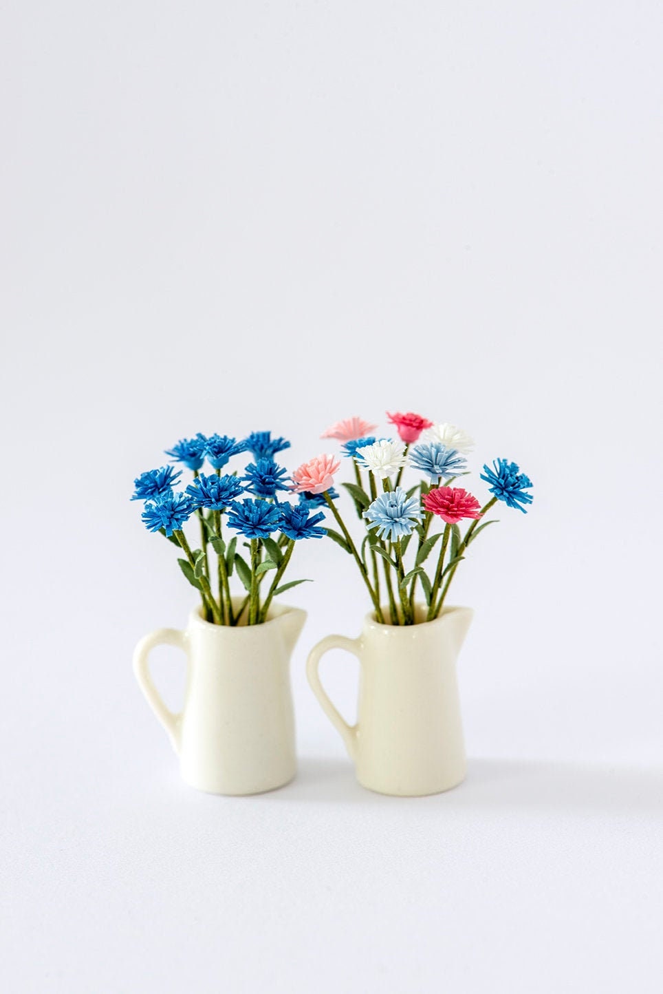 Cornflower Paper Flower Kit for 1/12th scale Dollhouses | Etsy