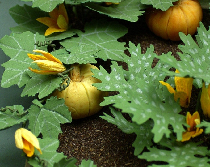 Pumpkin or Squash Paper Flower Kit for 1/12th Scale - Etsy