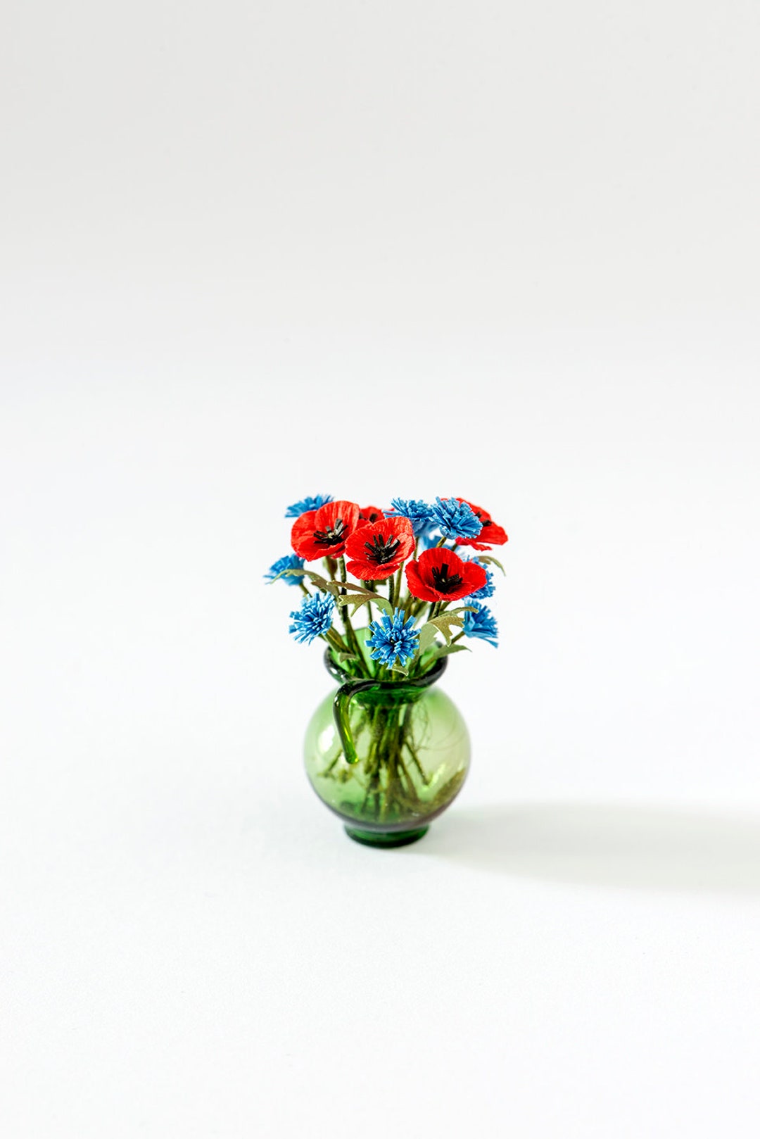 Poppy Flower Kit for 1/12th Scale Dollhouses, Florists and Miniature ...