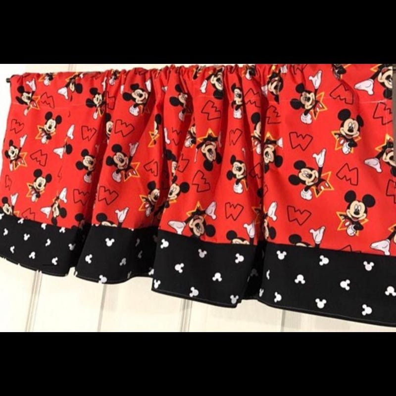 Mickey Mouse Valance - Etsy