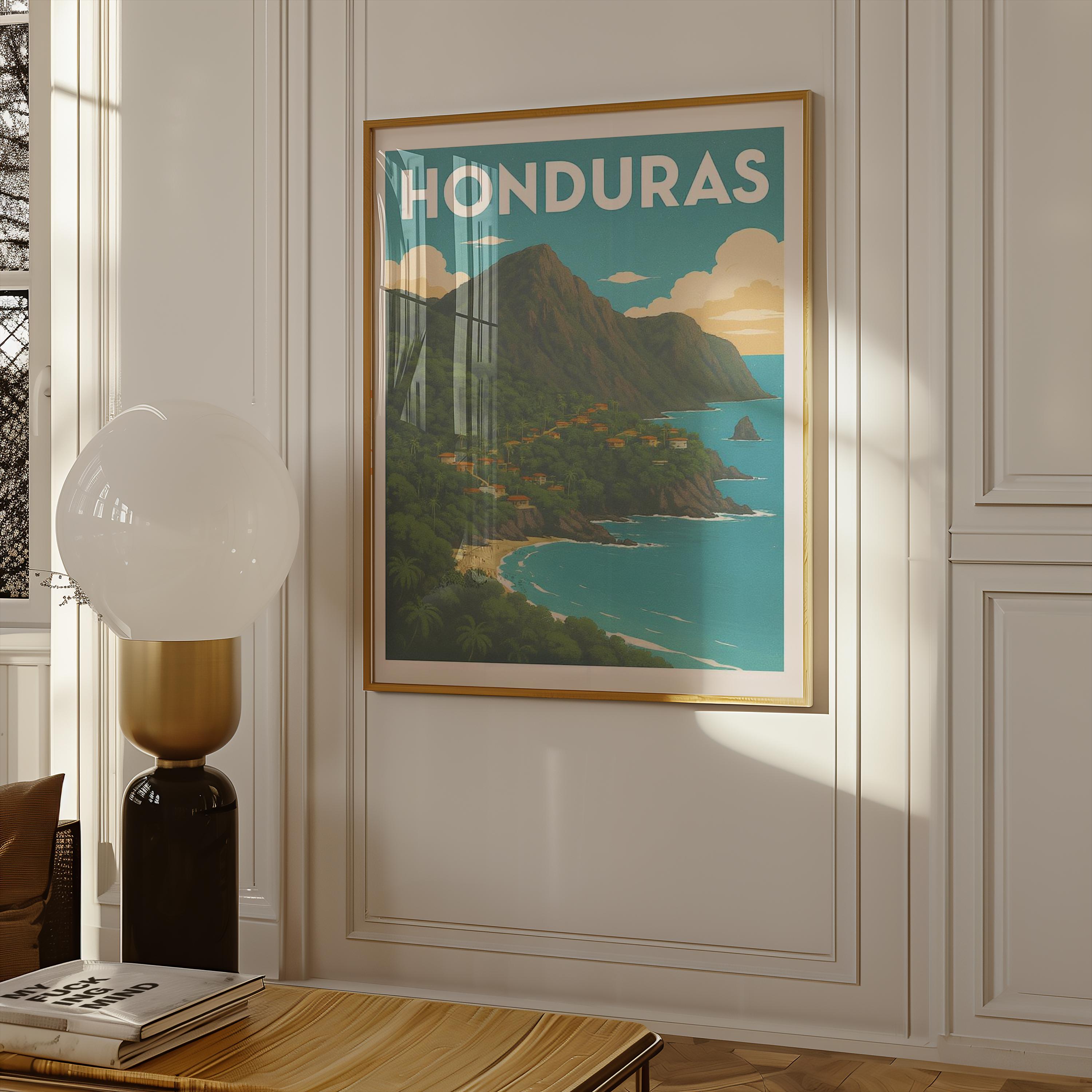 Honduras Travel Poster A2 | Printable Wall Art | Digital Download ...