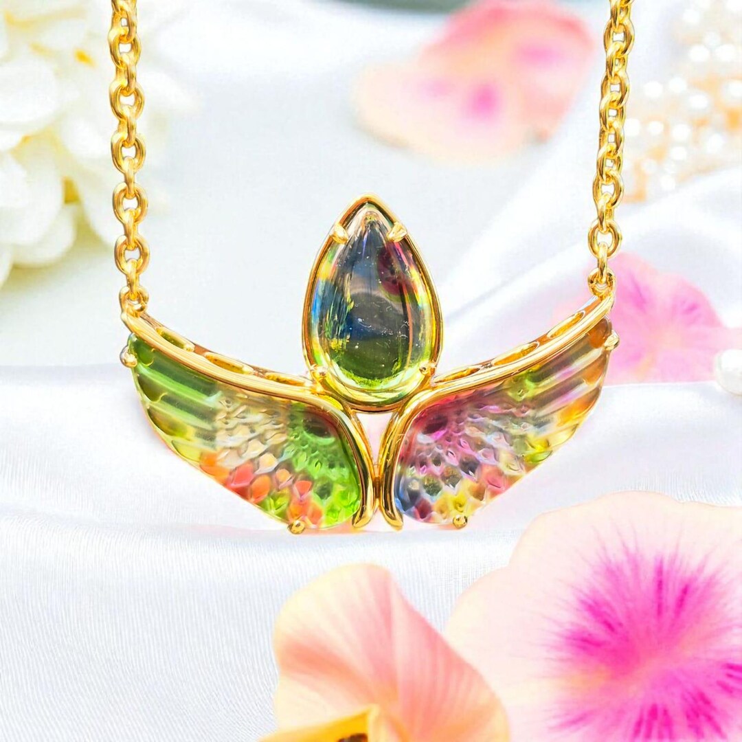 The Goddess Isis Necklace Rainbow Andara, High-energy Healing Vibration ...