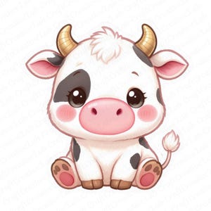 Kawaii Animal Clipart | 300 DPI JPEG | Transparent PNG | 4200 X 4200 ...