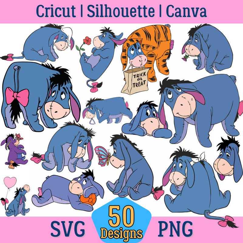 Eeyore Drawing - Etsy