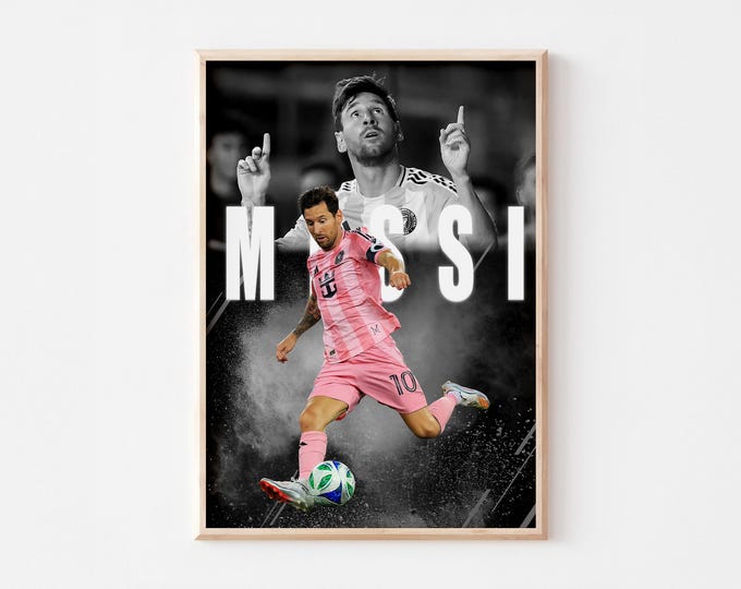 Lionel Messi - 4K Poster - Etsy Canada