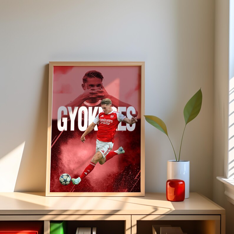 Viktor Gyökeres Poster Soccer Legend Signed Football Poster (size A3 ...