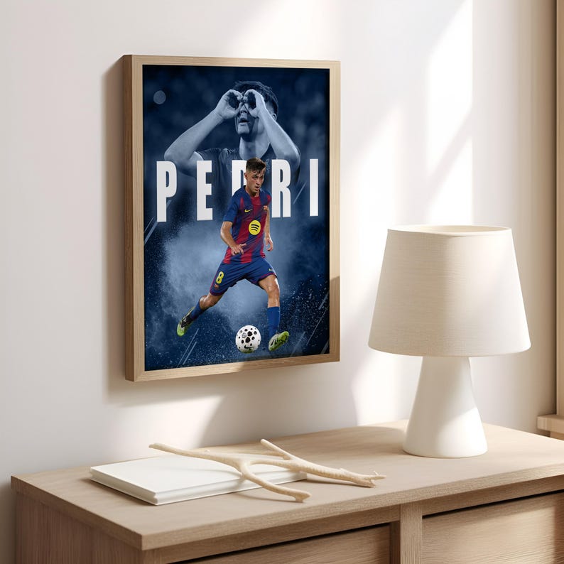 Pedri Poster, Soccer Legend Poster (size A3 300 Dpi - Digital Download ...