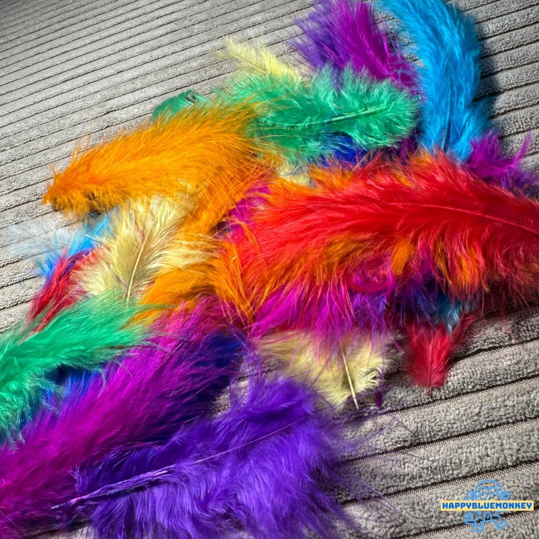 Colorful Craft Feathers: Assorted Colors, Dream Catchers, DIY Decor - Etsy