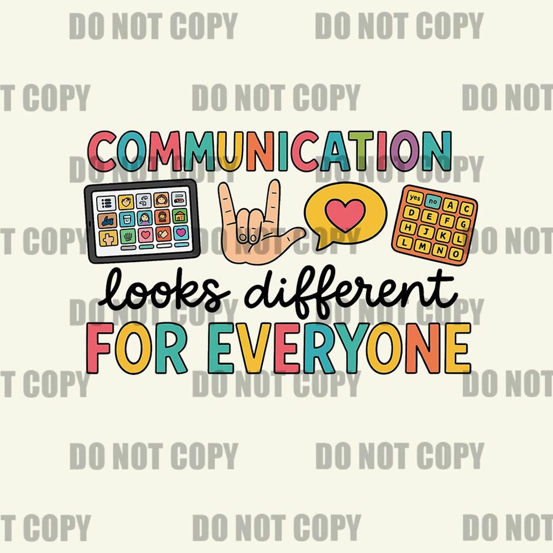 Communication Looks Different for Everyone Png,funny Trending Digital ...