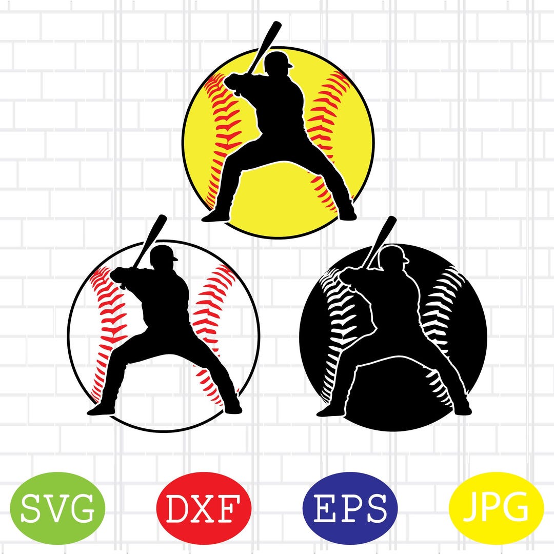 Baseball Men Svg, Baseball Boy Player Svg, Softball Player Svg ...