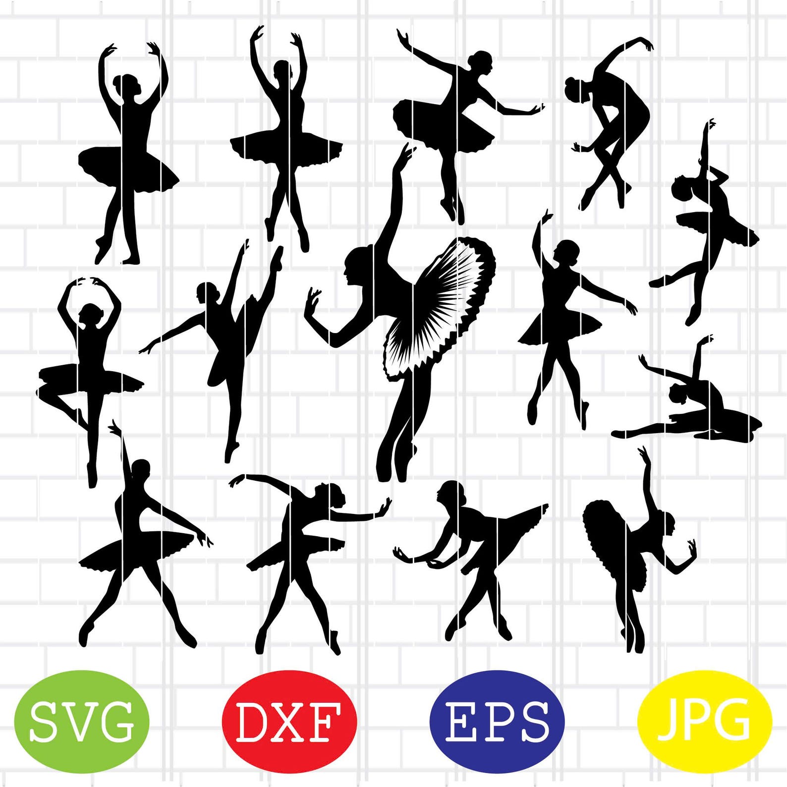 Female Ballet Dancer Svg, Ballerina Svg, Sport Svg, Jpg, Eps, Dxf Files ...