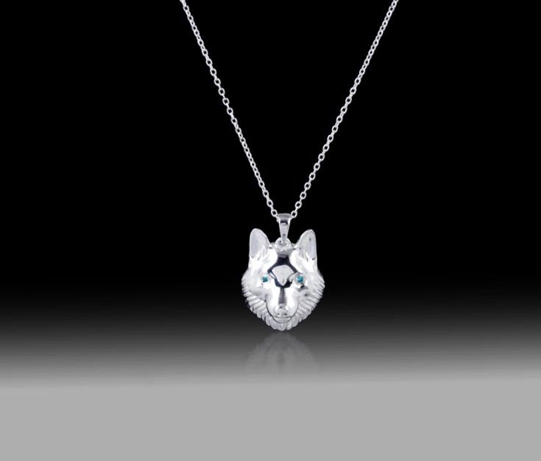 Husky Necklace 925 Sterling Silver - Etsy