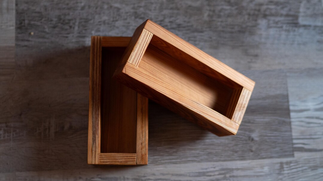 Set of Rough Sawn Reclaimed Pine Boxes - Etsy