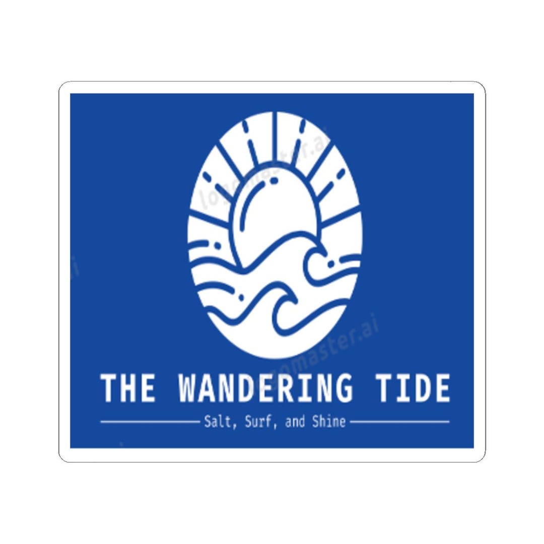 Wandering Tide Stickers | Ocean Vibe Vinyl Decals, Perfect for Surf ...