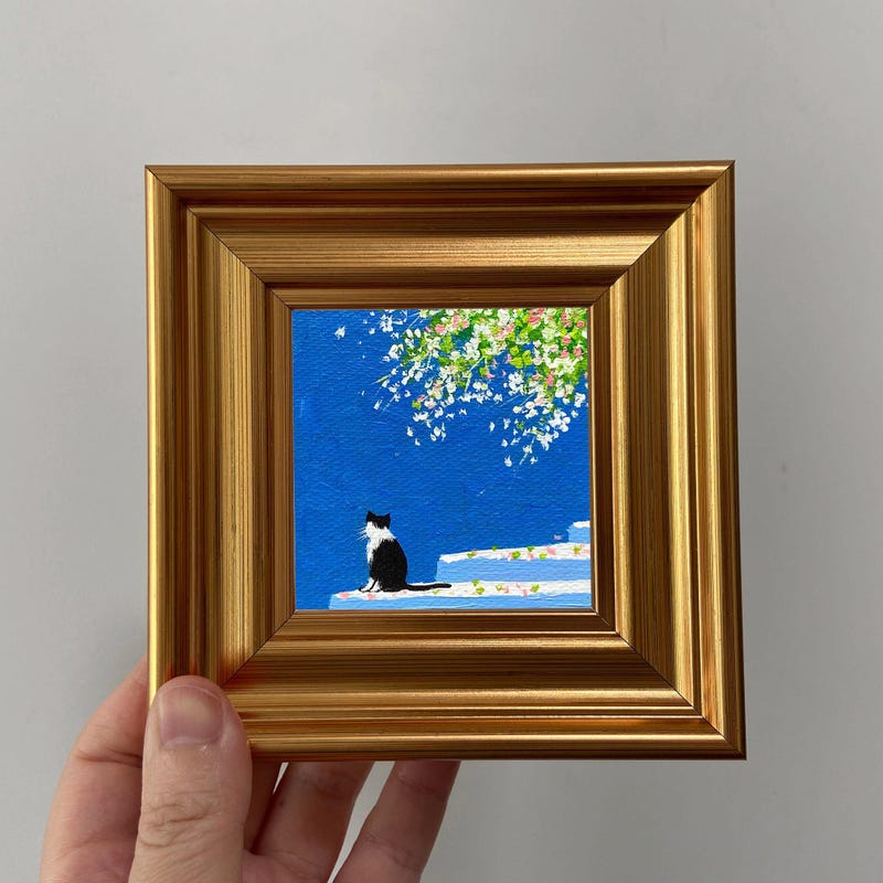 Cat Memorial Frame 4x4 - Etsy