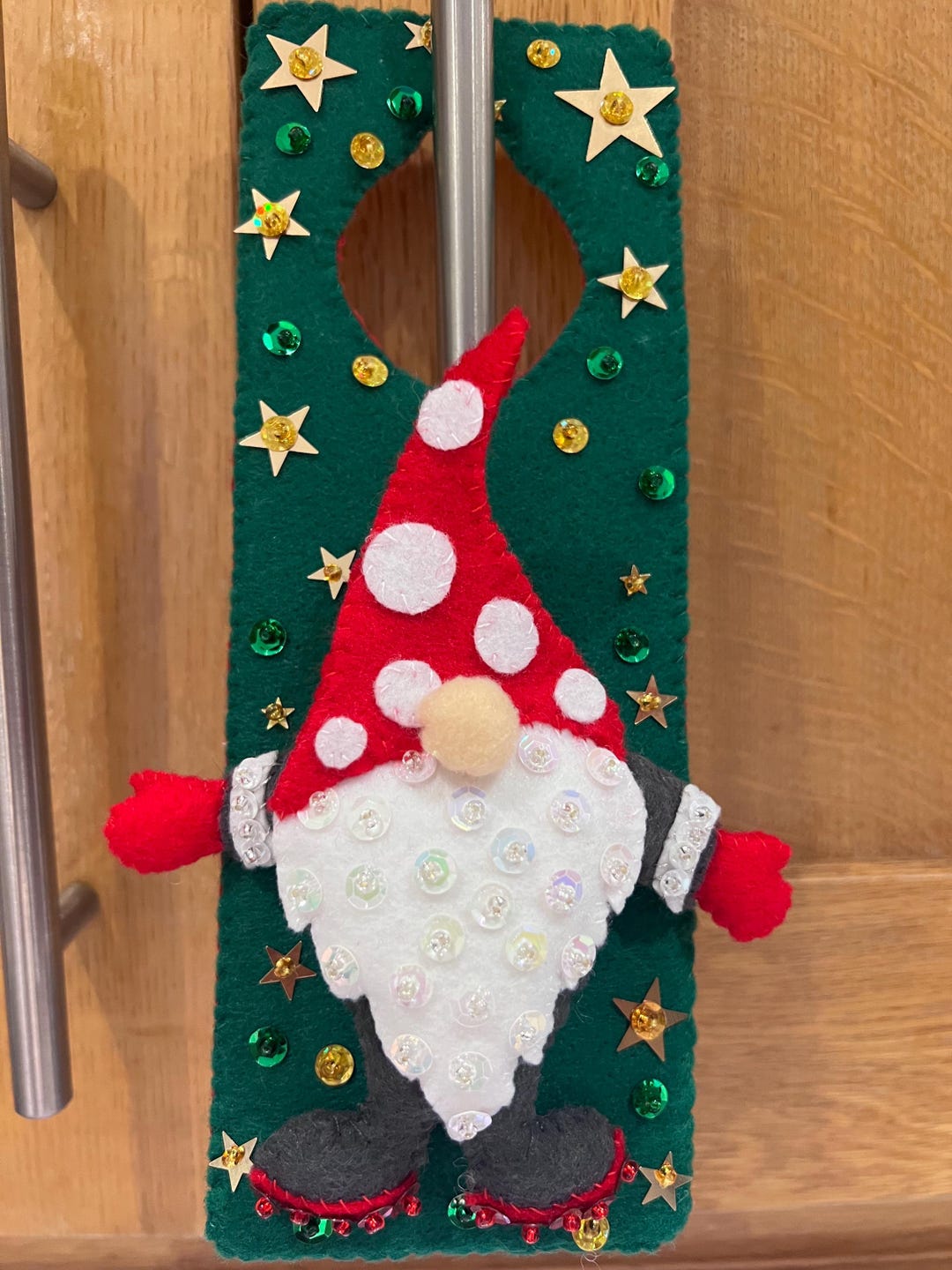 Handmade Felt Jolly Festive Gonk Door Hanger - Etsy