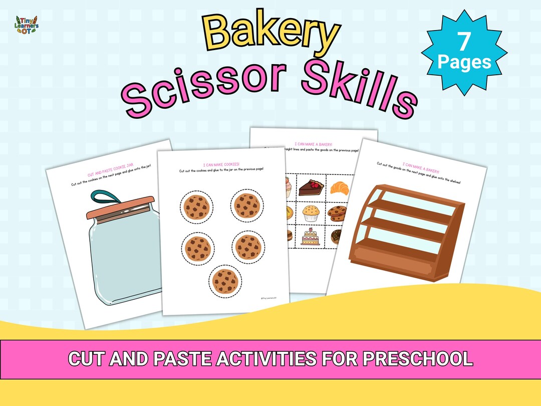 Preschool Scissor Skills Worksheets | Cut and Paste Activites | Fine ...