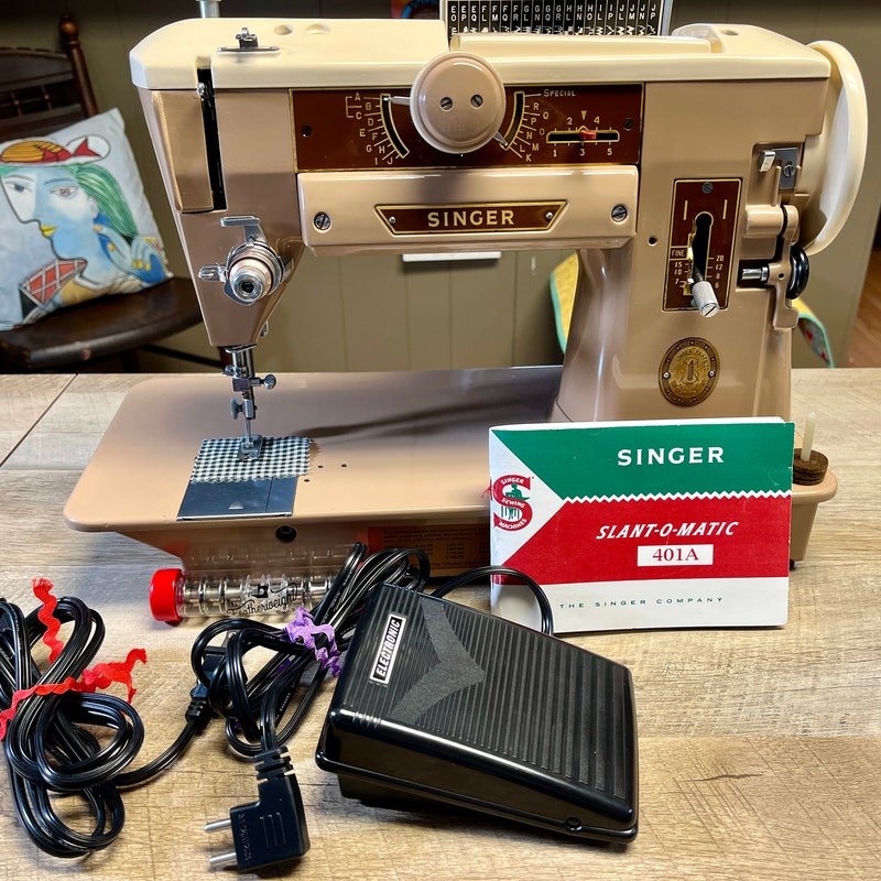 Singer 401 Sewing Machine - Etsy