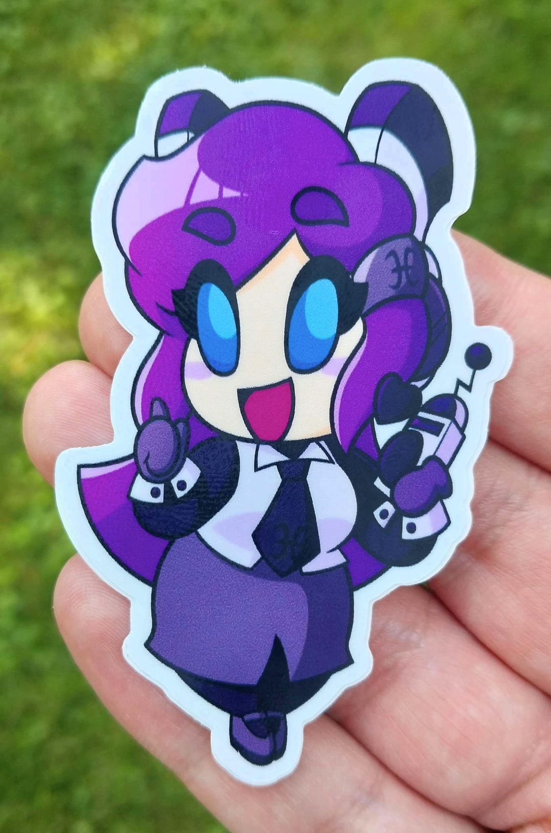 Susie Gijinka (asexual) Matte Sticker - Etsy