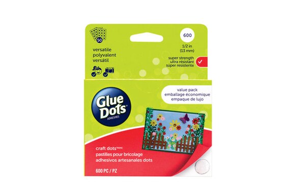 Glue Dots Craft Value Pack 600 Dots on Sheets | Etsy