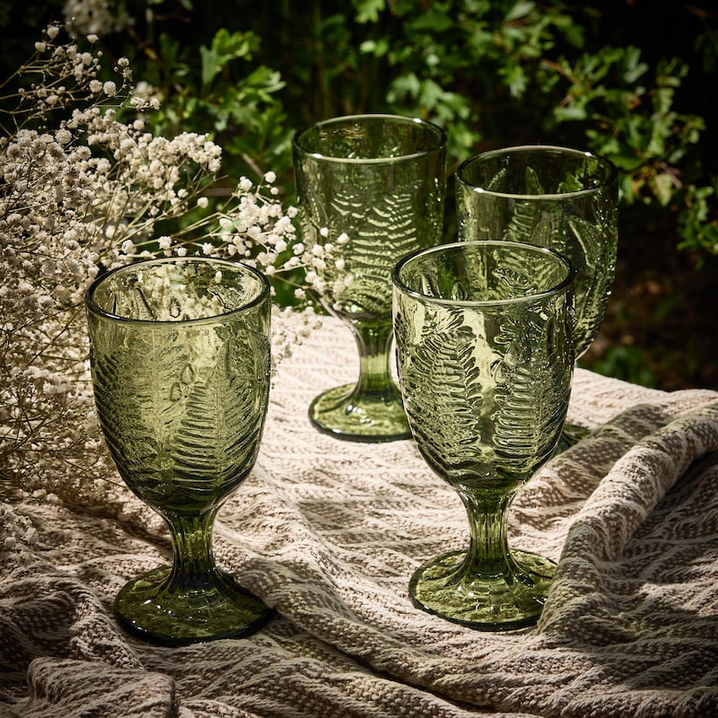 Green Vintage Glass - Etsy UK